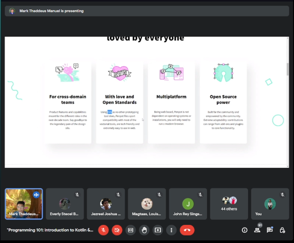 Web Design using Penpot | CS Seminars & Educational Trips
